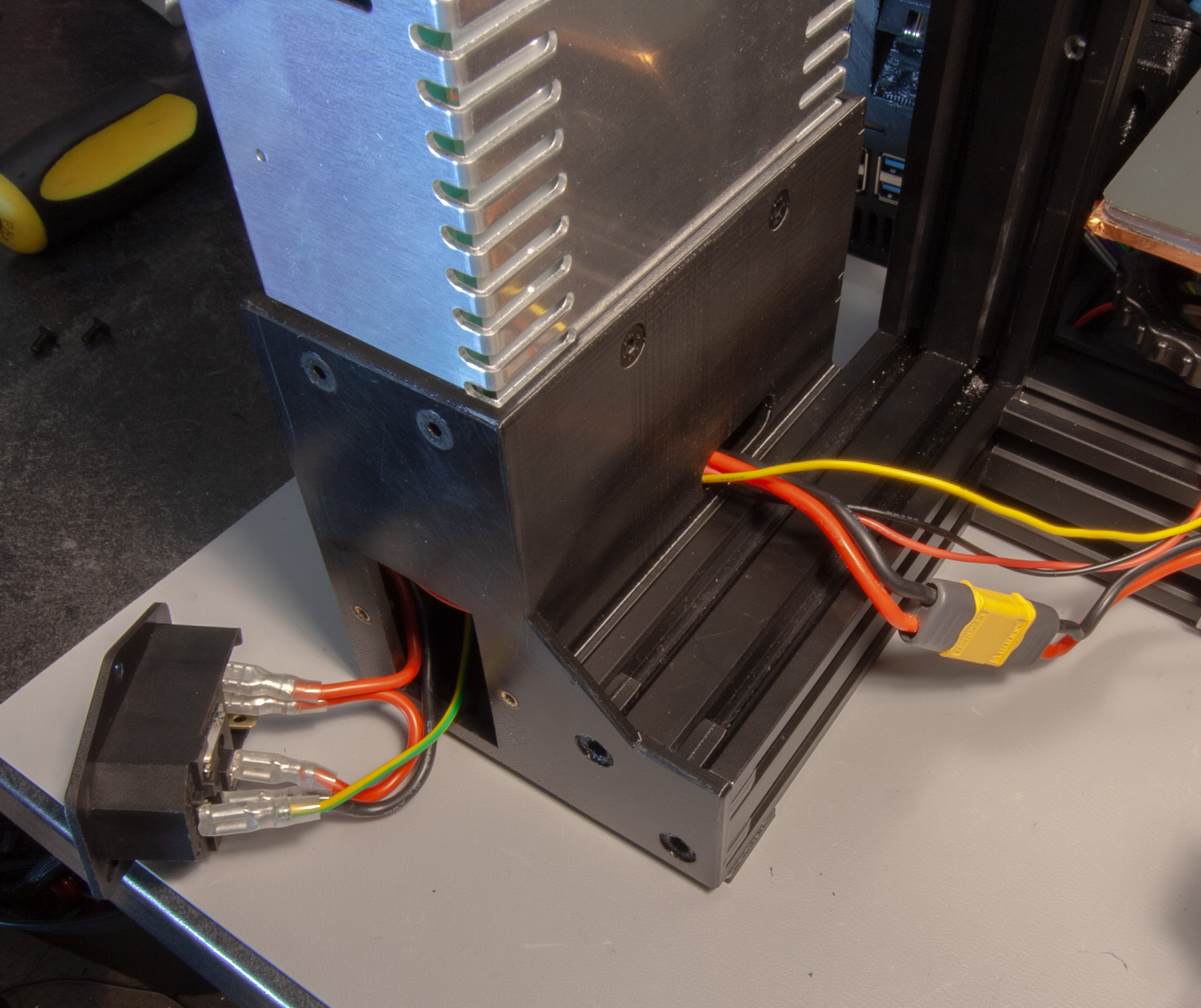 PSU Relocation Bracket and Relay Enclosure for Ender 3 Printers by ...