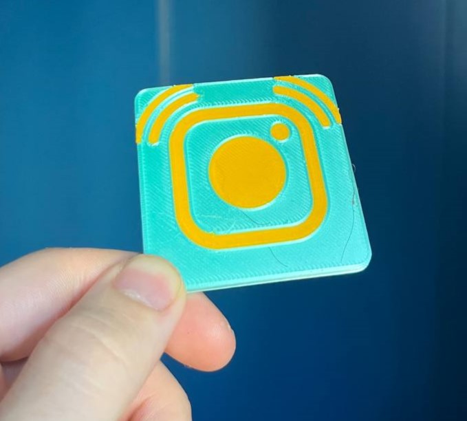 NFC InstaGram TAG by walter.in95 | Download free STL model | Printables.com