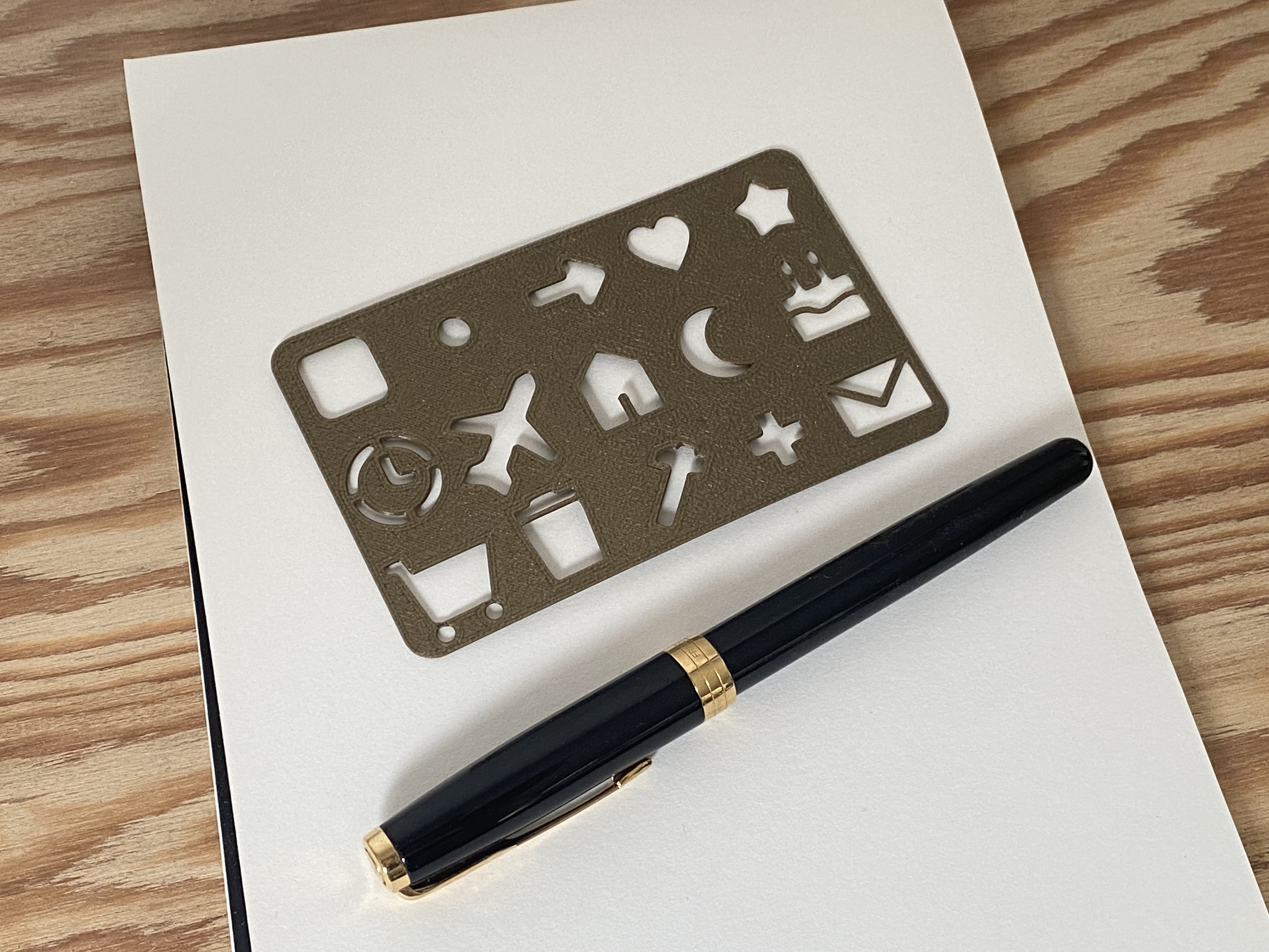 Day Planner Stencil by Wing97 | Download free STL model | Printables.com