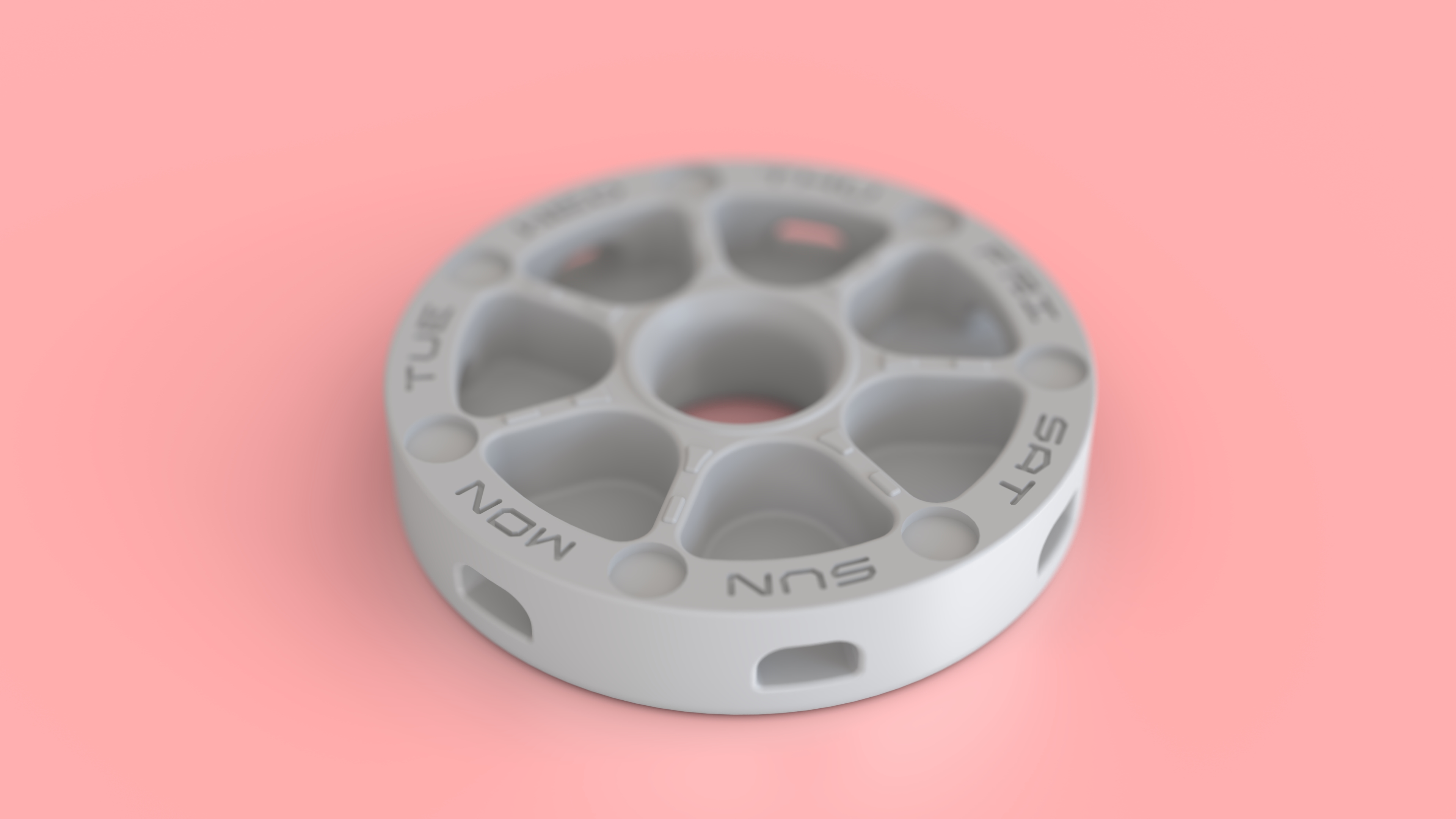 "1UP" - Designer Pillbox by SusManufactory | Download free STL model ...