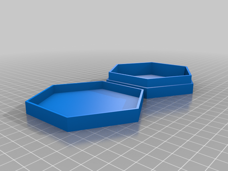 Hex Box with Lid by Executive Quest | Download free STL model ...