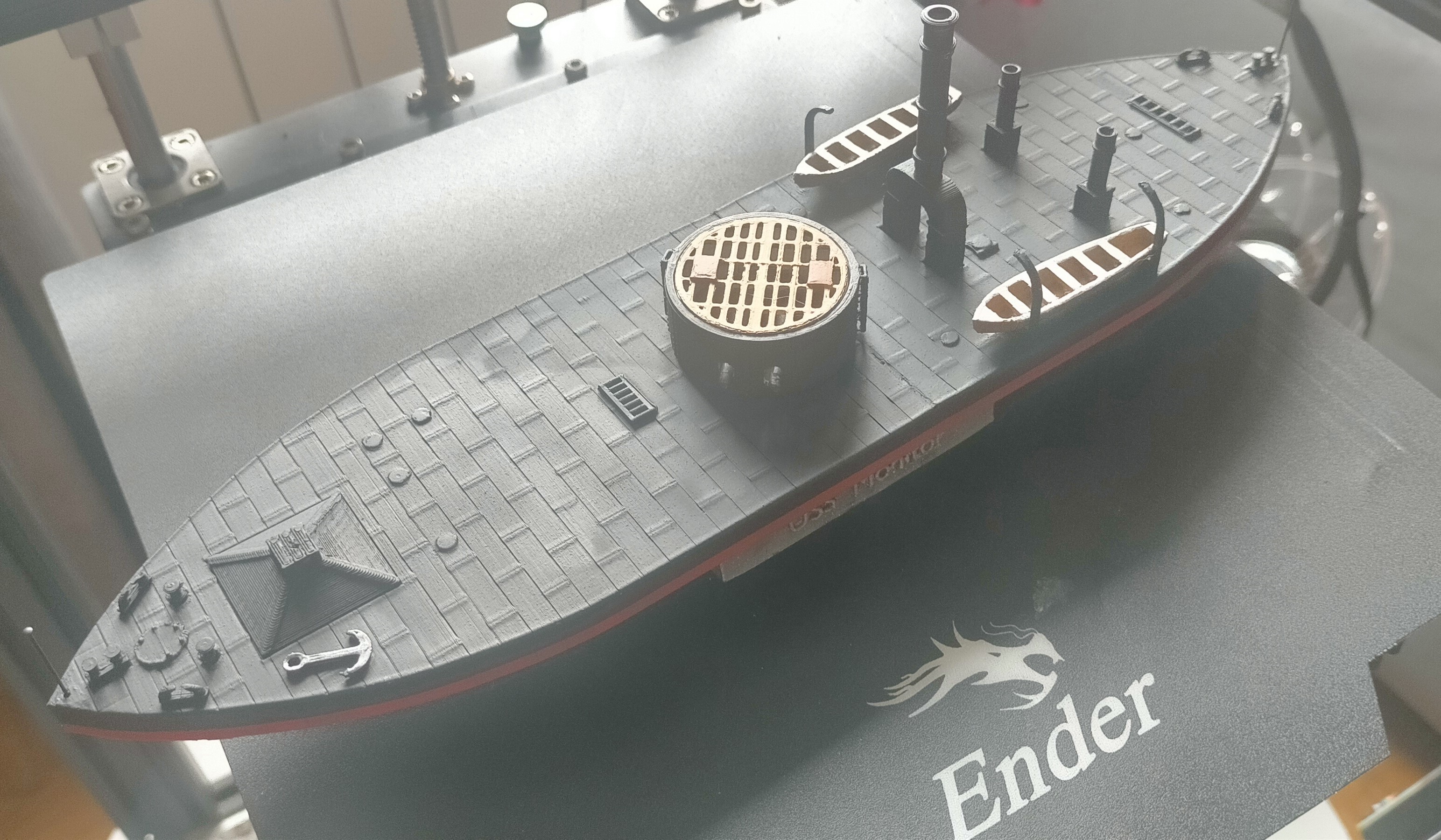 USS Monitor by shvili | Download free STL model | Printables.com