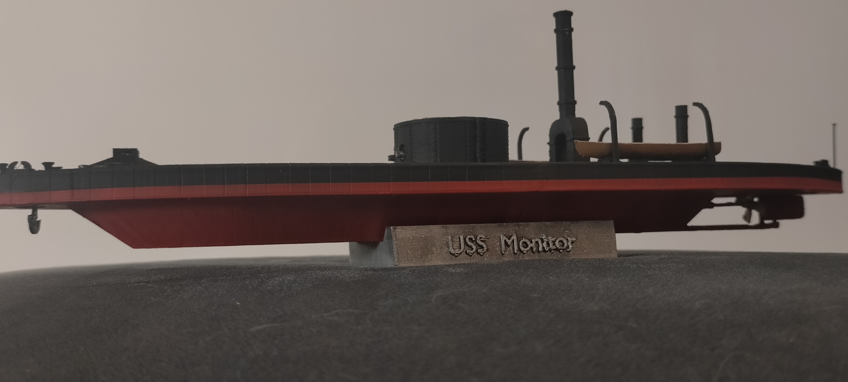 USS Monitor by shvili | Download free STL model | Printables.com