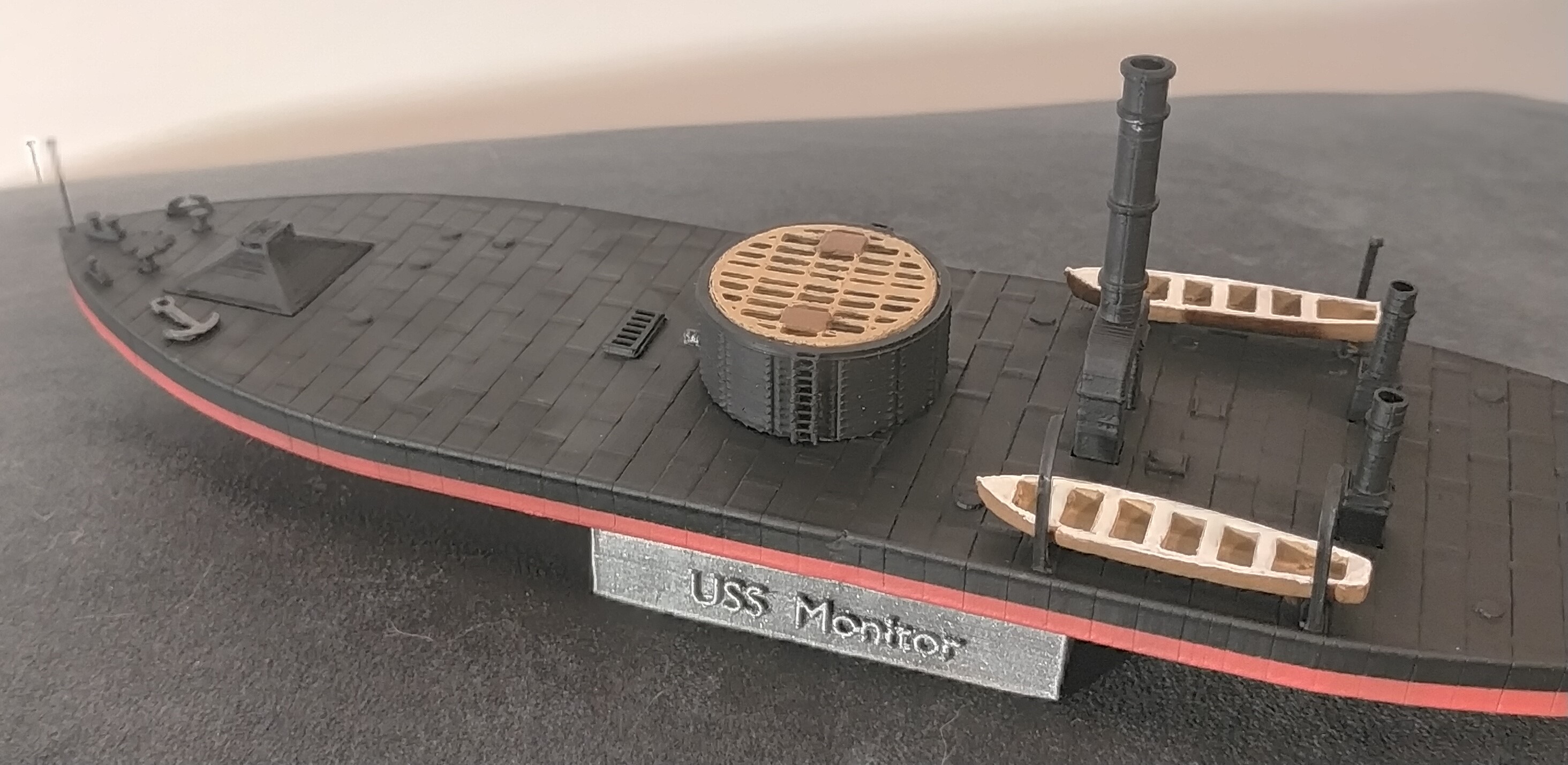 USS Monitor by shvili | Download free STL model | Printables.com