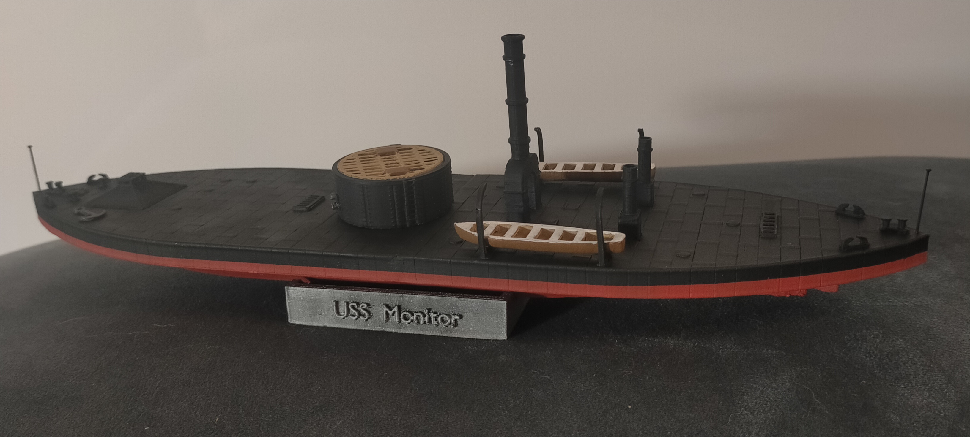 USS Monitor by shvili | Download free STL model | Printables.com