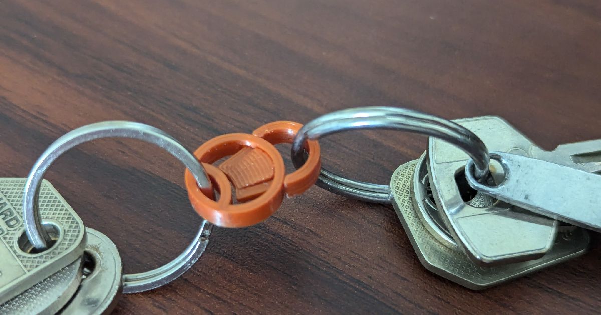 Key Ring Fast Lock by karaths | Download free STL model | Printables.com