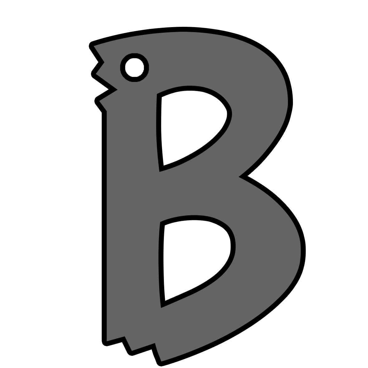 LLAVERO - KEY Letra B by mbt.club | Download free STL model ...