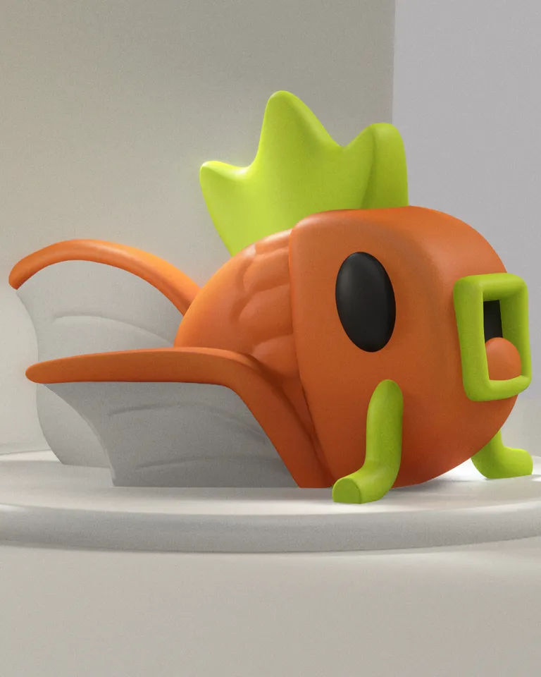 Magikarp - Pokemon - No Support by Hildi3D | Download free STL model ...