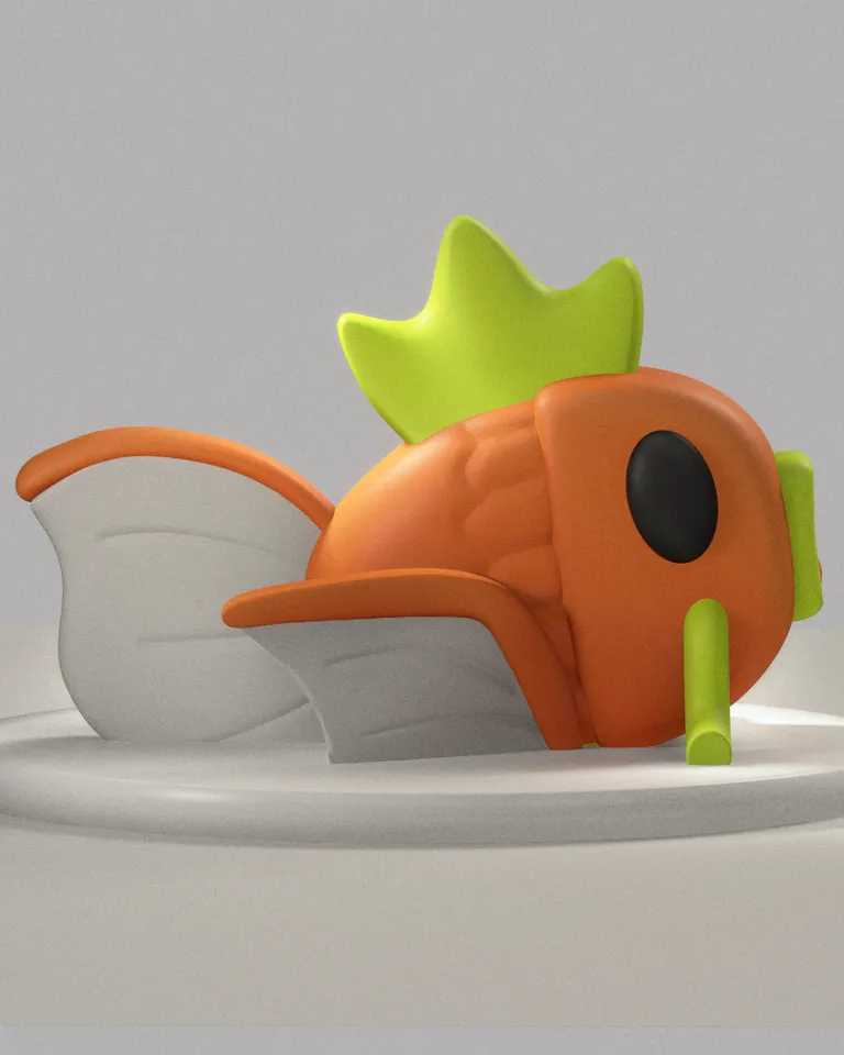 Magikarp - Pokemon - No Support by Hildi3D | Download free STL model ...