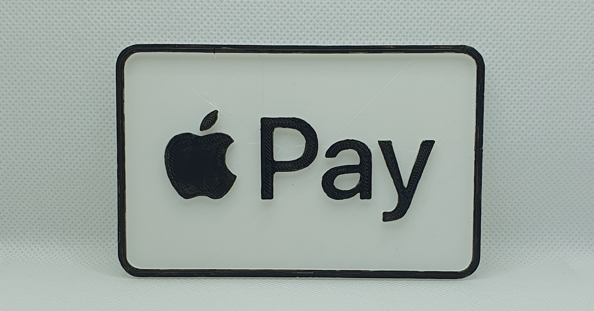 Apple Pay 3D Logo by Robert Gogete | Download free STL model ...