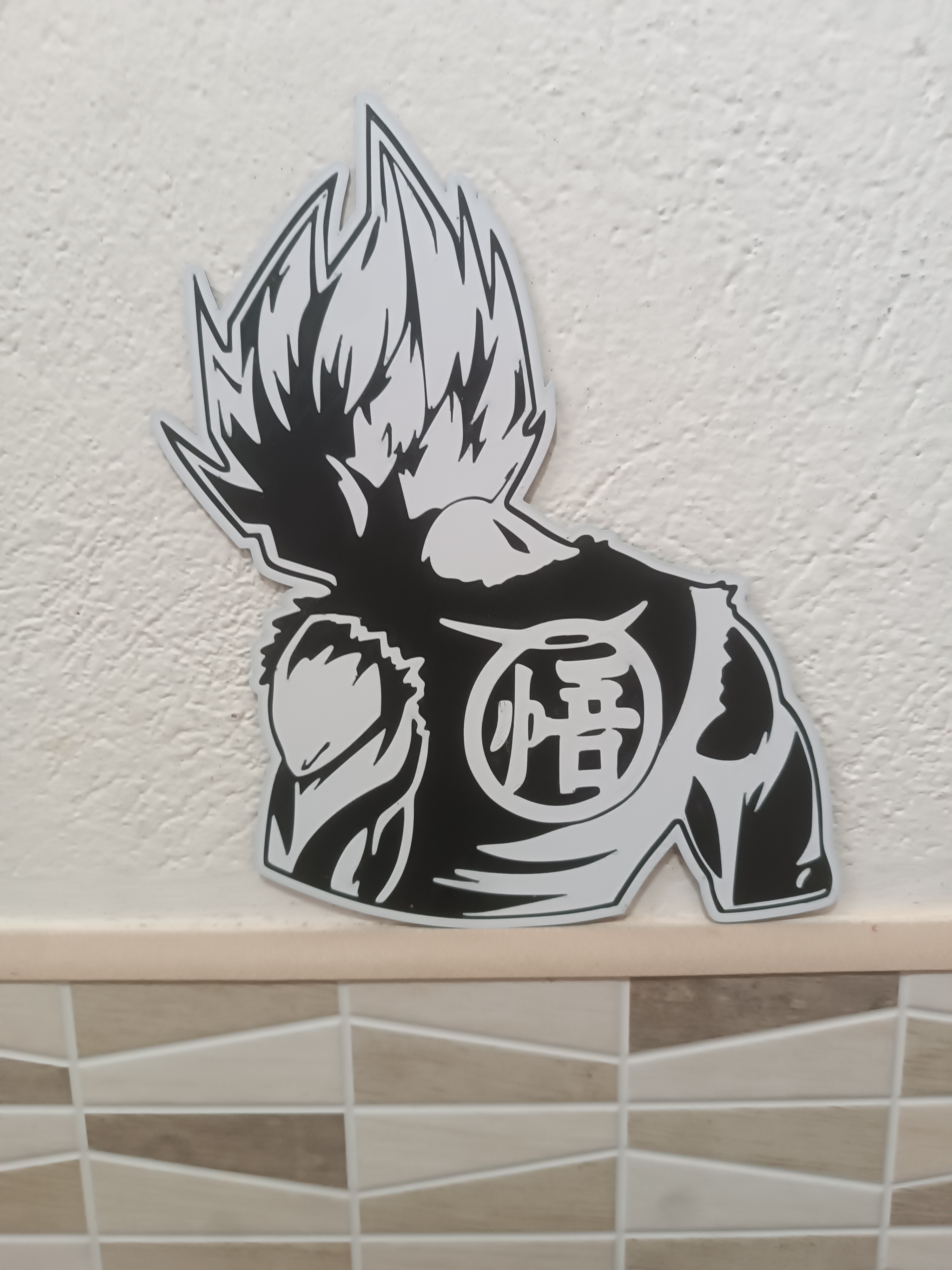 Goku wall/keychain by chiodoz89 | Download free STL model | Printables.com