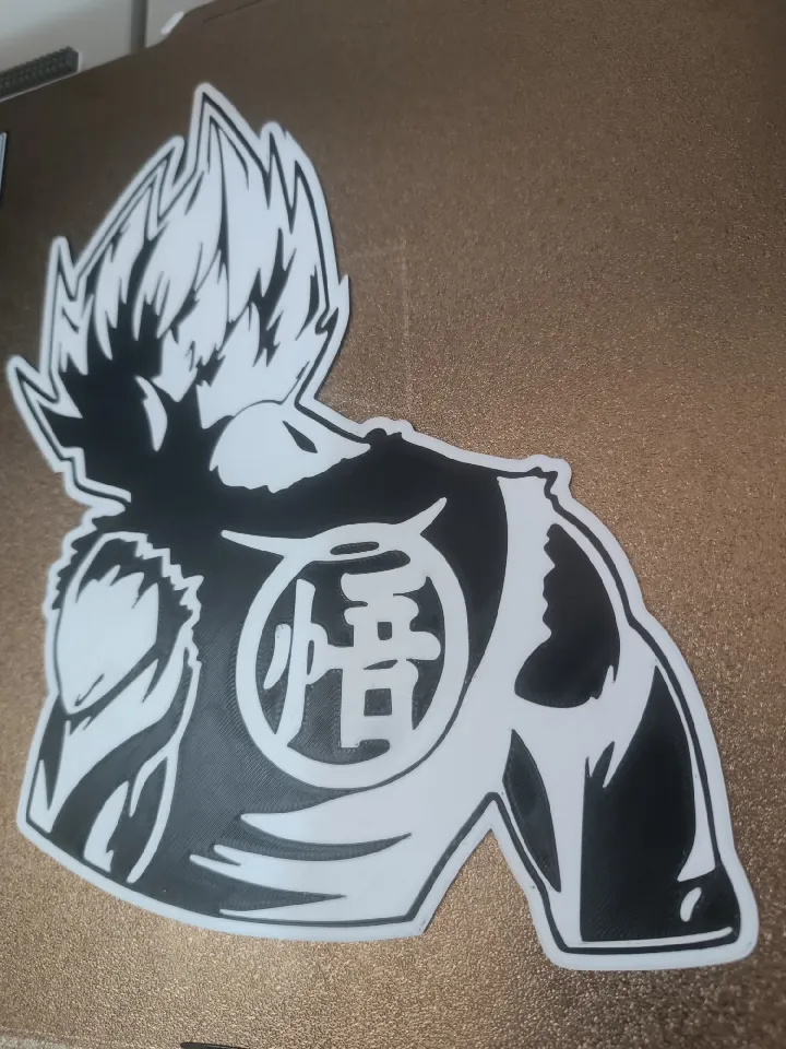 Goku wall/keychain by chiodoz89 | Download free STL model | Printables.com