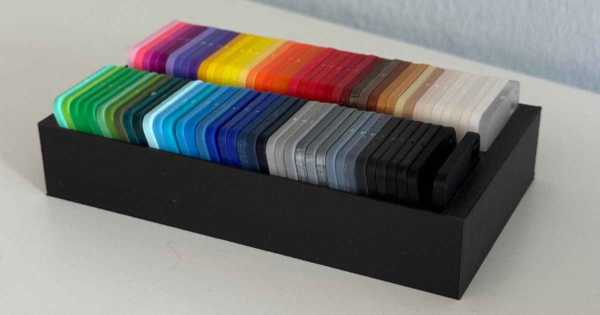 Bambu Lab Swatch Storage por Zambo | Descargar modelo STL gratuito ...