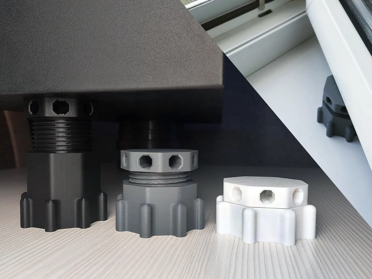 Adjustable Height Support by happymaker | Download free STL model ...