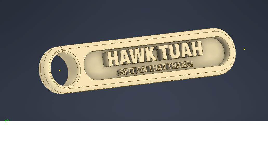 Hawk Tuah Key Tag/Chain por Tebogo Molefe | Descargar modelo STL ...