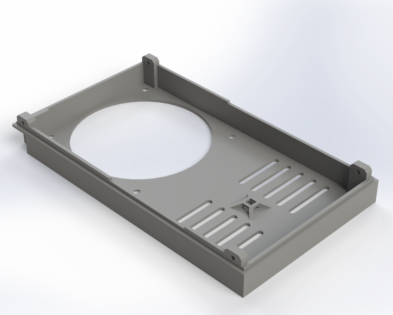 Ender 3v2 Neo PSU Cover 92mm fan by Waterflyyy | Download free STL ...