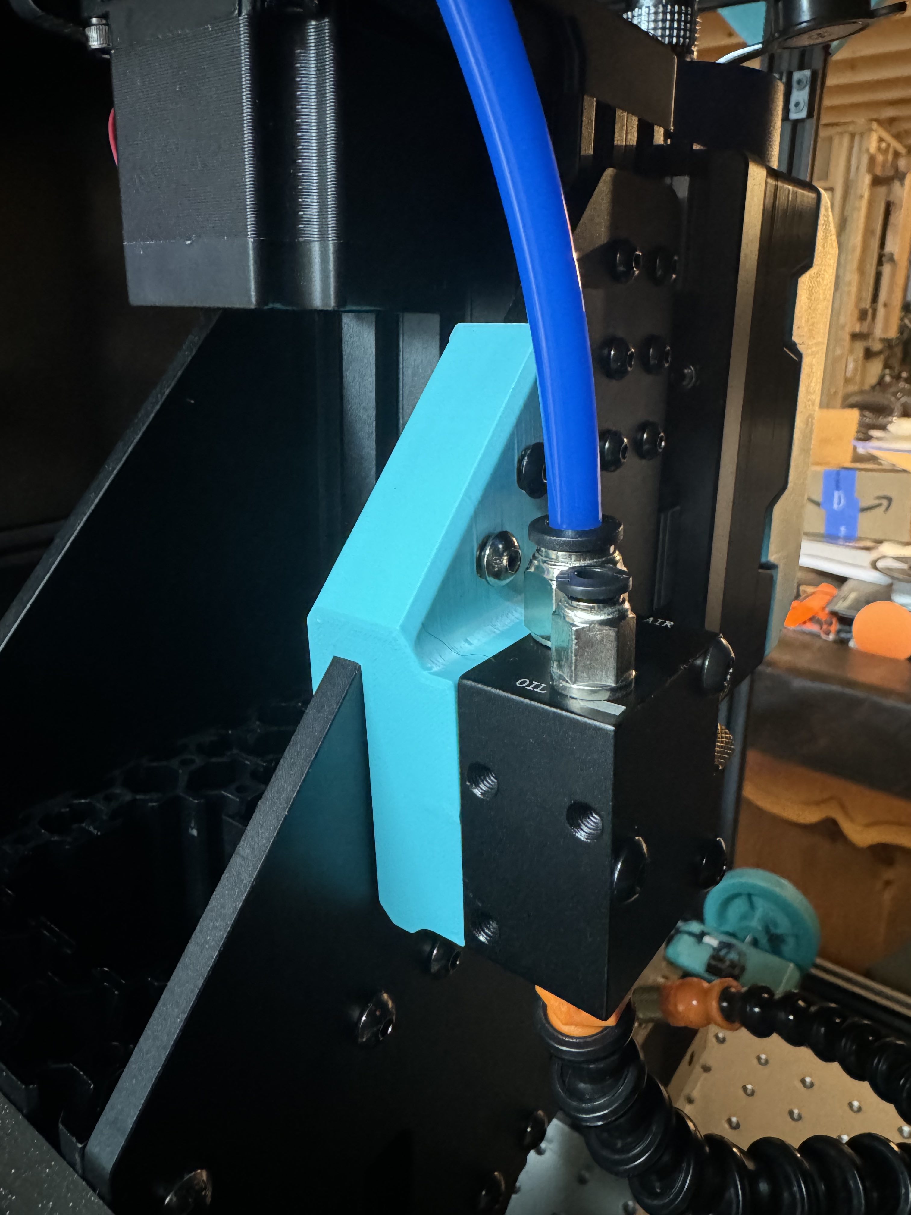 MILO Mist/Air Block Mount by KurtineczDesigns | Download free STL model ...