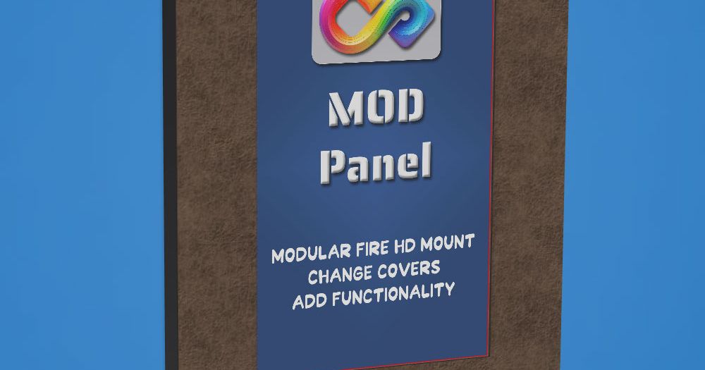 MOD Panel - Modular Fire HD 8 Wall Mount by KAIZENsational by ...