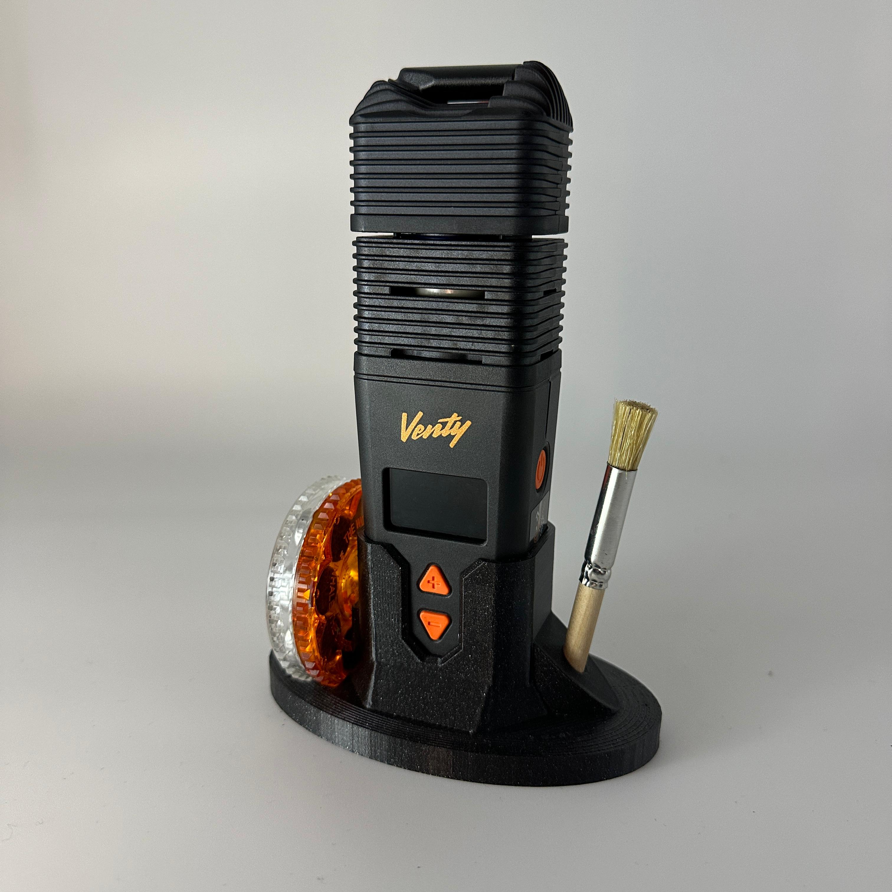 S&B Venty stand w/ brush and capsule holder by PrintFabLab | Download ...