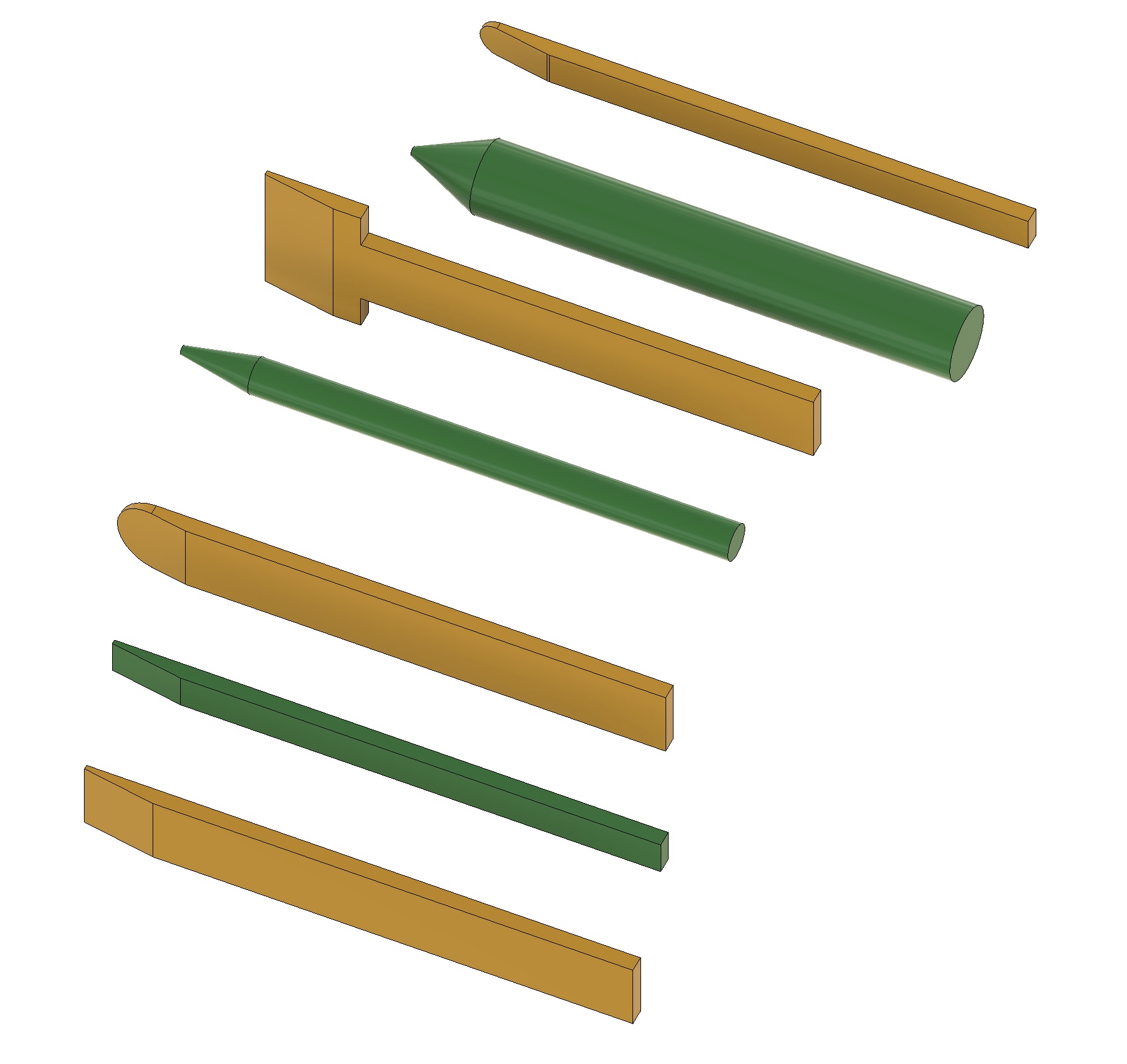 Glue mixing applicator sticks for epoxy by jeepers01 | Download free ...