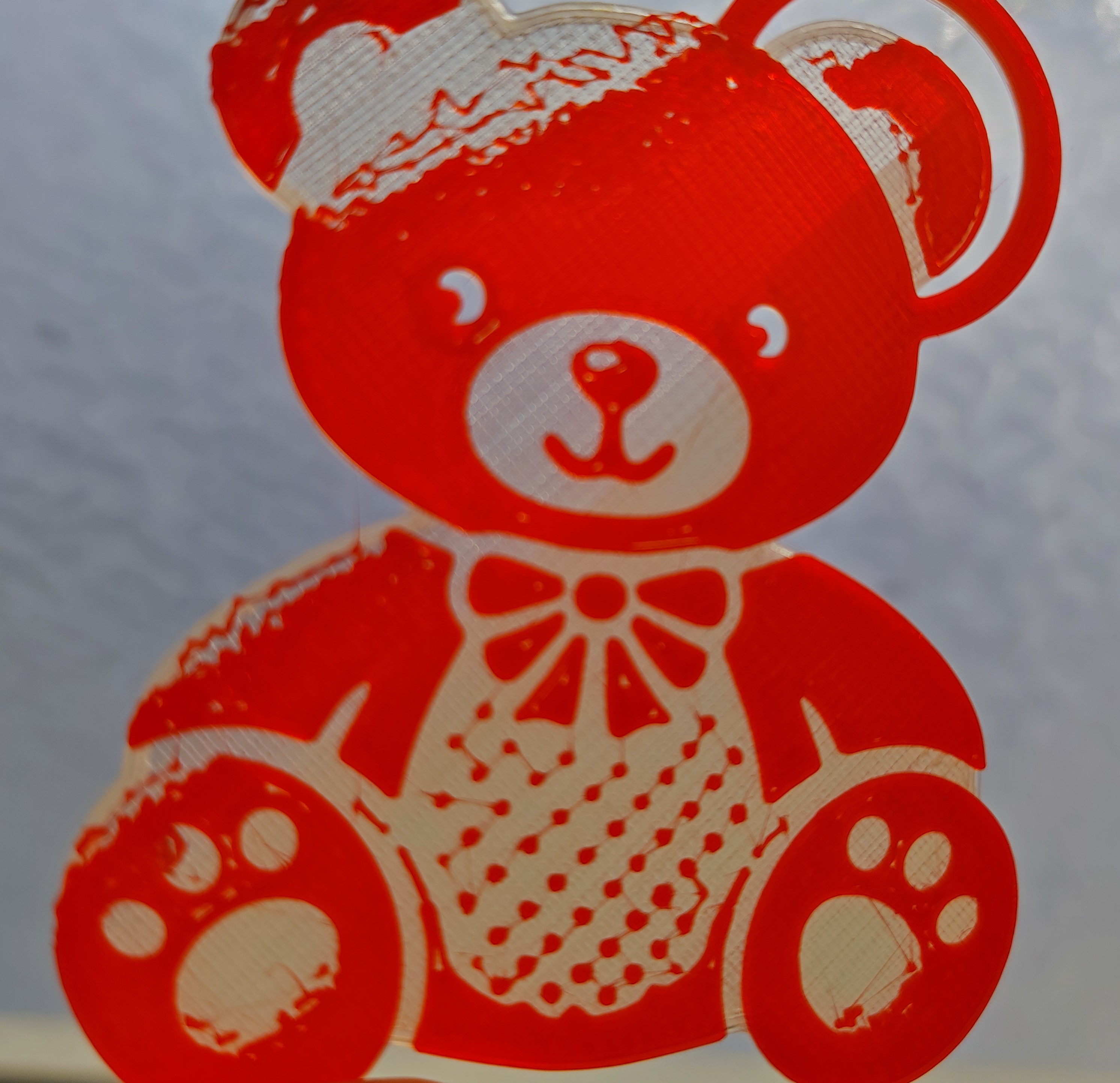 Teddy keychain 3 by Nina Máčová | Download free STL model | Printables.com