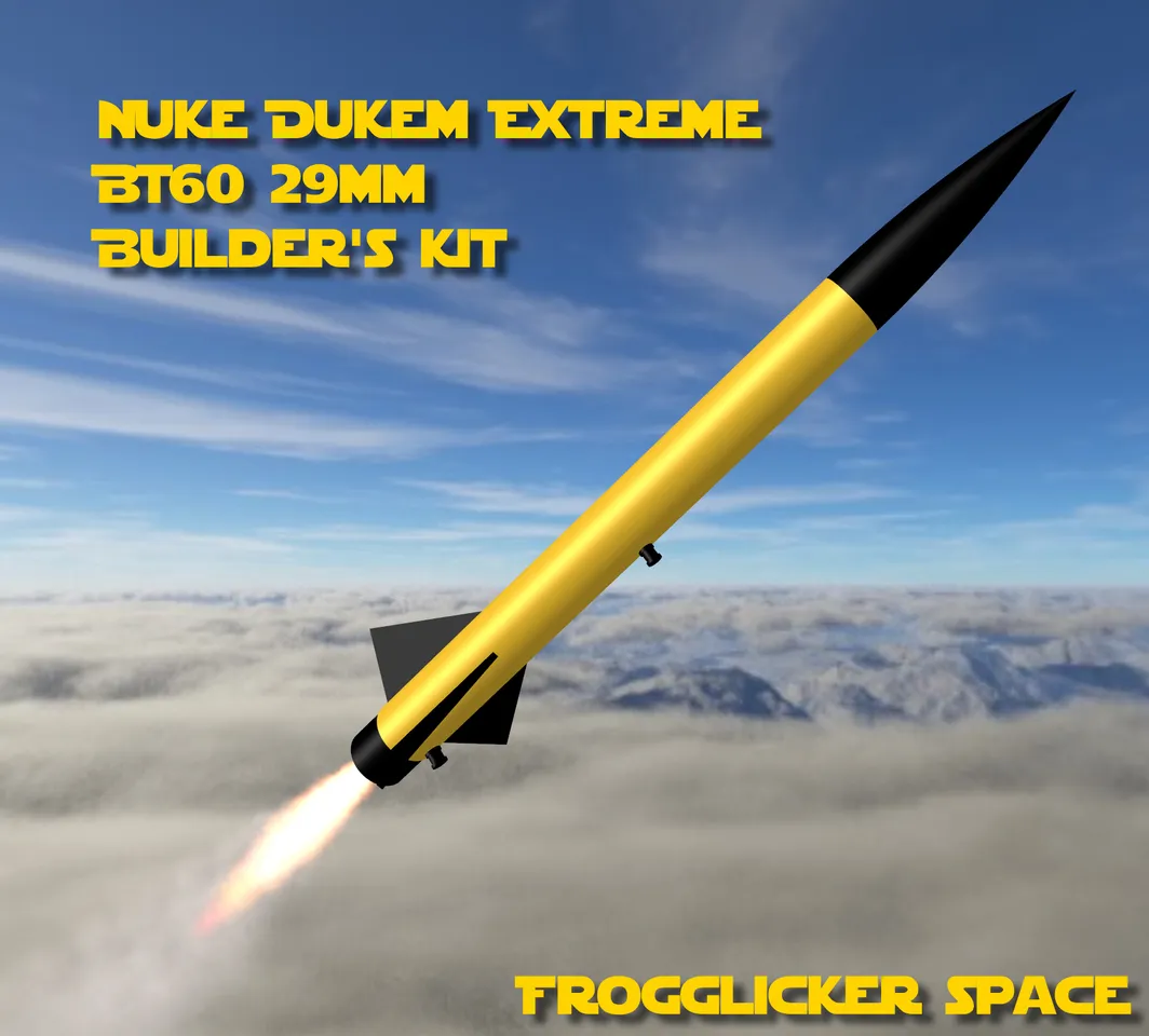 Nuke Dukem Model Rocket - Extreme Series by David Frey | Download free ...