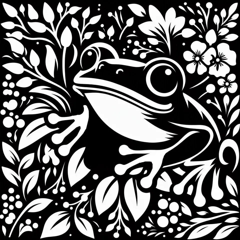 Coaster: Frog 1 by Nina Máčová | Download free STL model | Printables.com