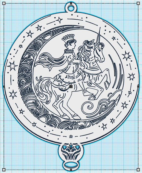 Prince on the Moon by Nina Máčová | Download free STL model ...
