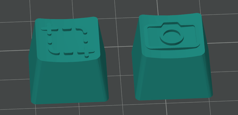 Screenshot & Camera Keycaps by sloane | Download free STL model ...