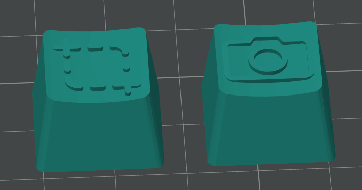 Screenshot & Camera Keycaps by sloane | Download free STL model ...
