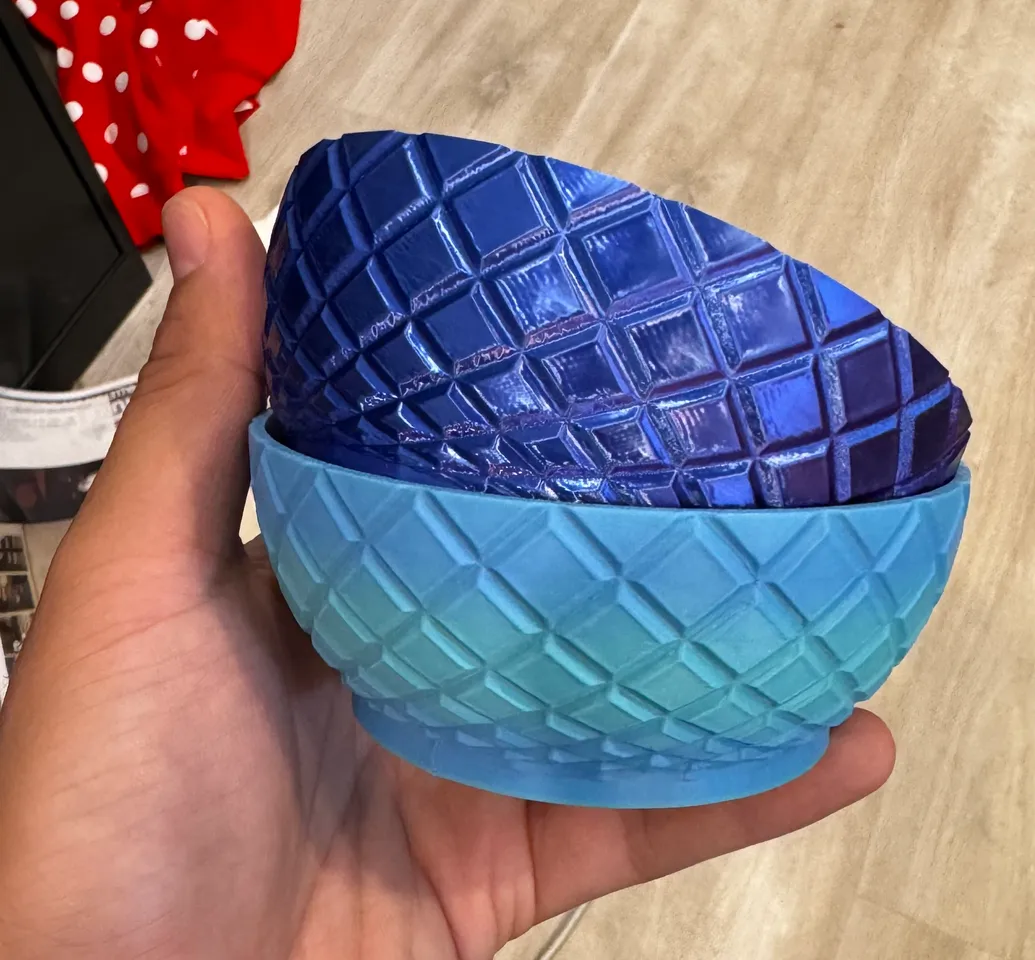 Crosshatched Bowl by neverkn0wsb357 | Download free STL model ...