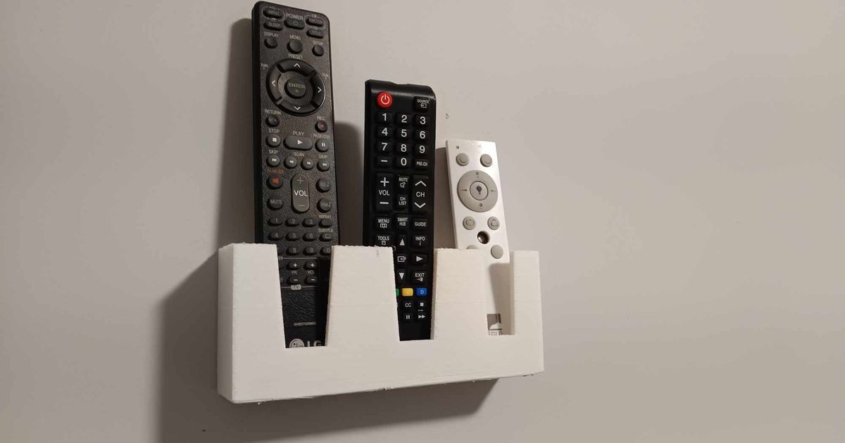 remote holder by kovkristof04 | Download free STL model | Printables.com