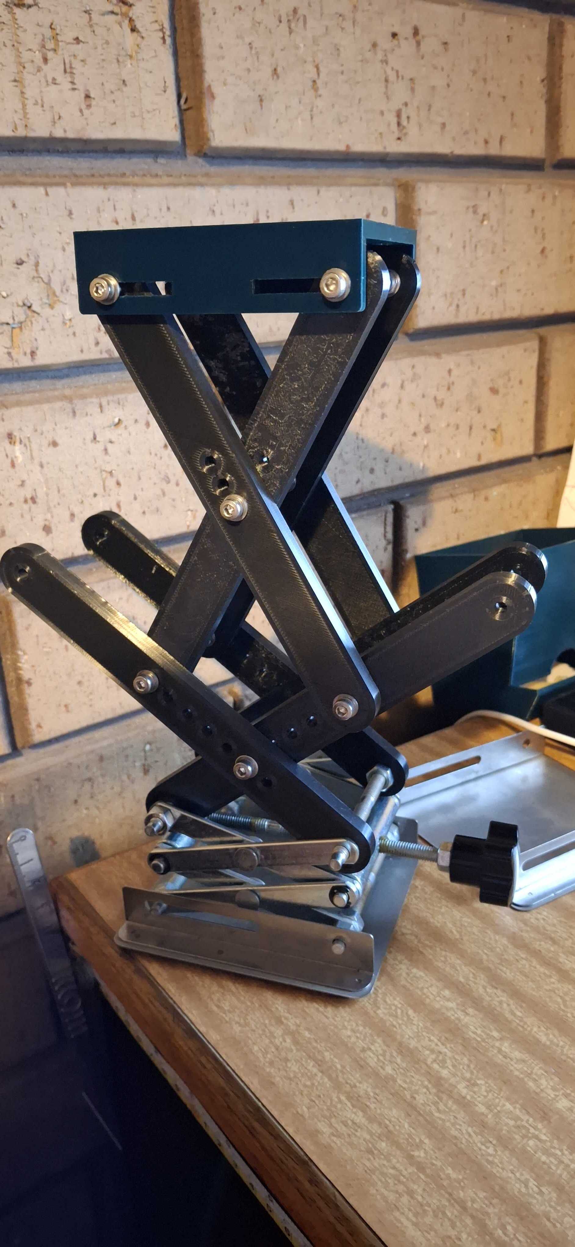 cheap bench rest scissor lift by sir miss_alot | Download free STL ...