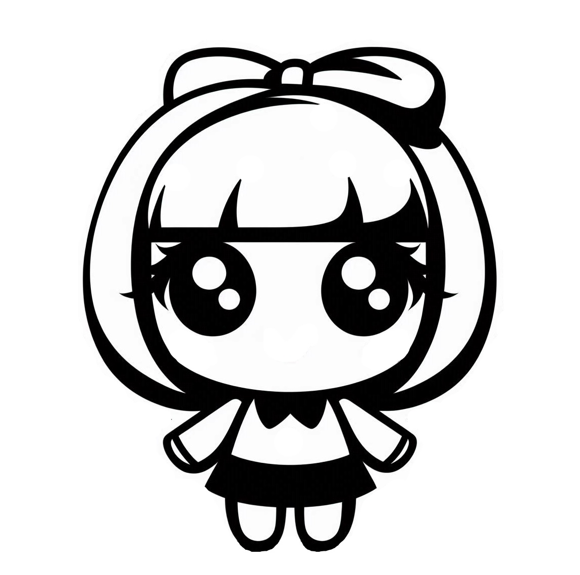 Stencil: Doll 2 by Nina Máčová | Download free STL model | Printables.com