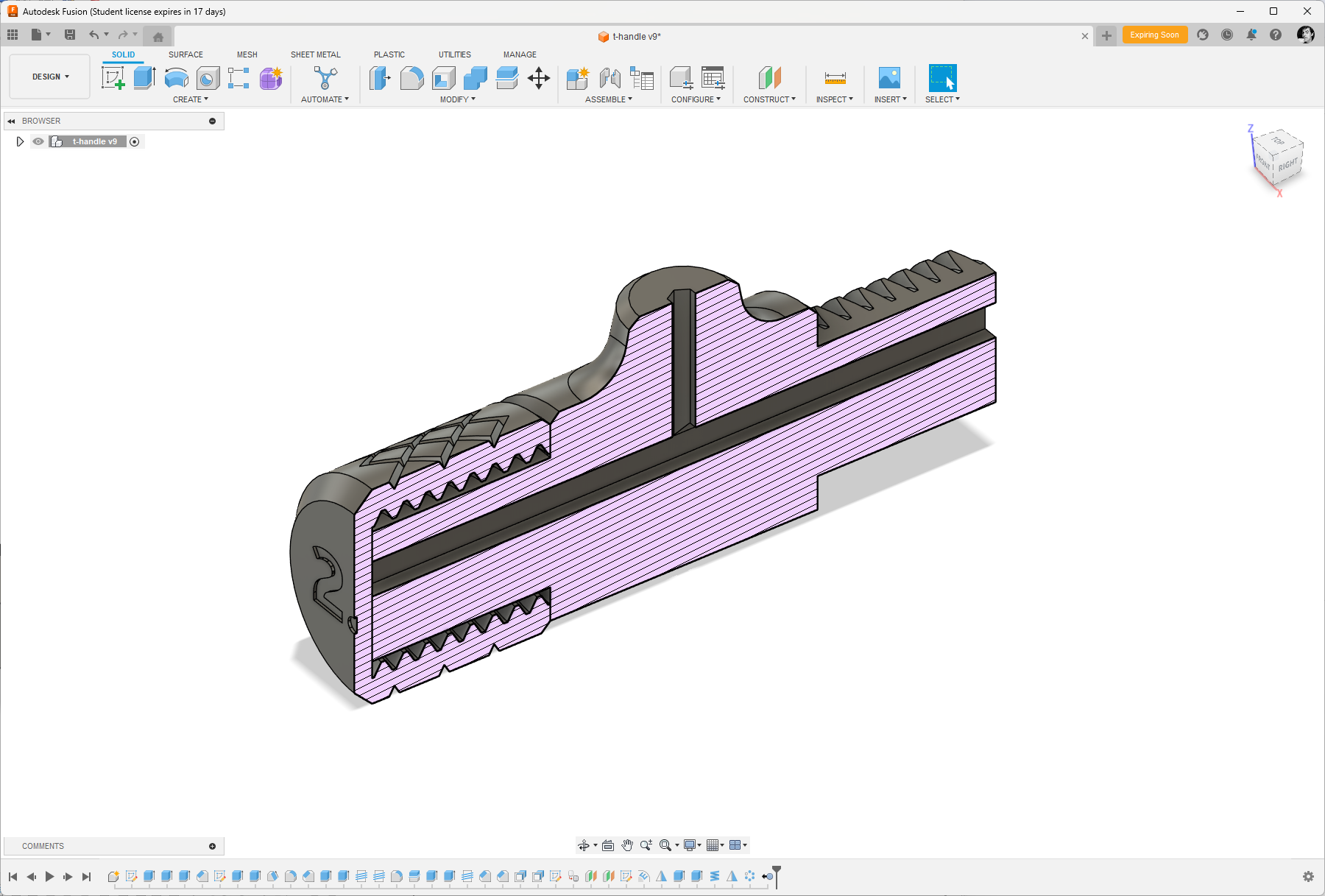Yet Another Allen Key T Handle By Georgmierau Download Free Stl Model
