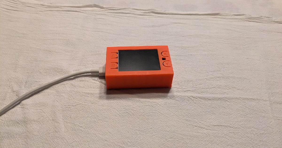 Pimoroni Display Pack 2 Case by JeffCurless | Download free STL model ...