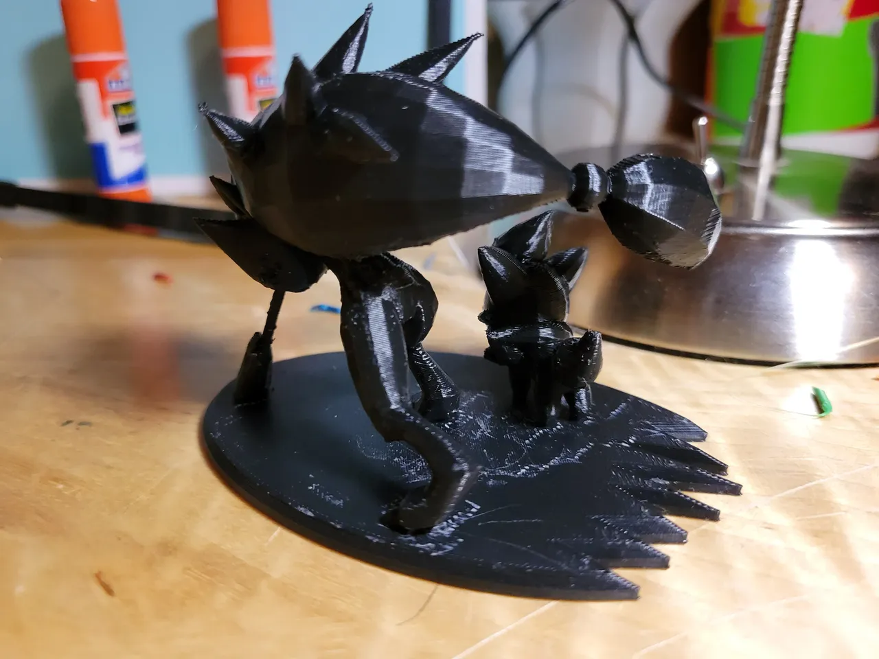 Zoroark & Zorua Figurine by Rextruction | Download free STL model ...