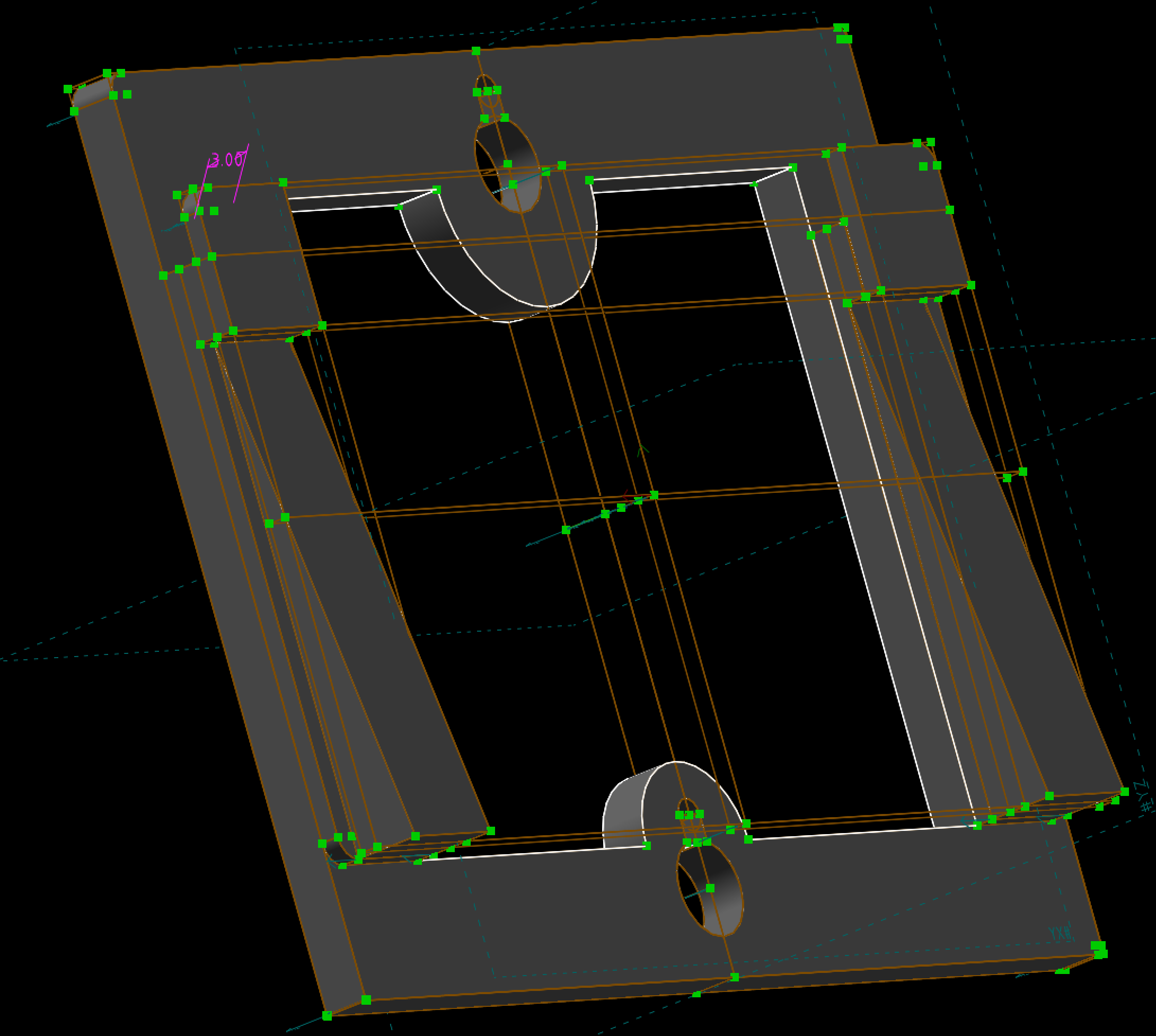 Geo Trio II backplate by bonce | Download free STL model | Printables.com