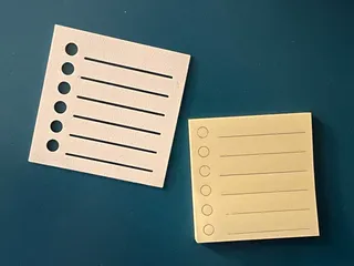 Todo list stencil by chilleen | Download free STL model | Printables.com