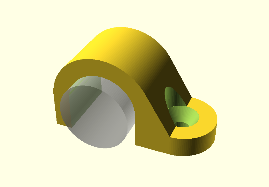 Attache pour tuyau ( tube clamp ), with optional squish by blobule ...