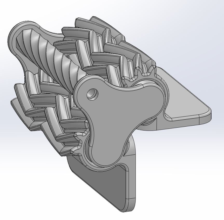 Geared Hinge by JD Wells | Download free STL model | Printables.com