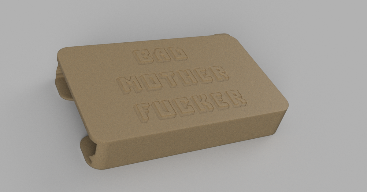 Pulp fiction wallet by Nick Remijn | Download free STL model ...