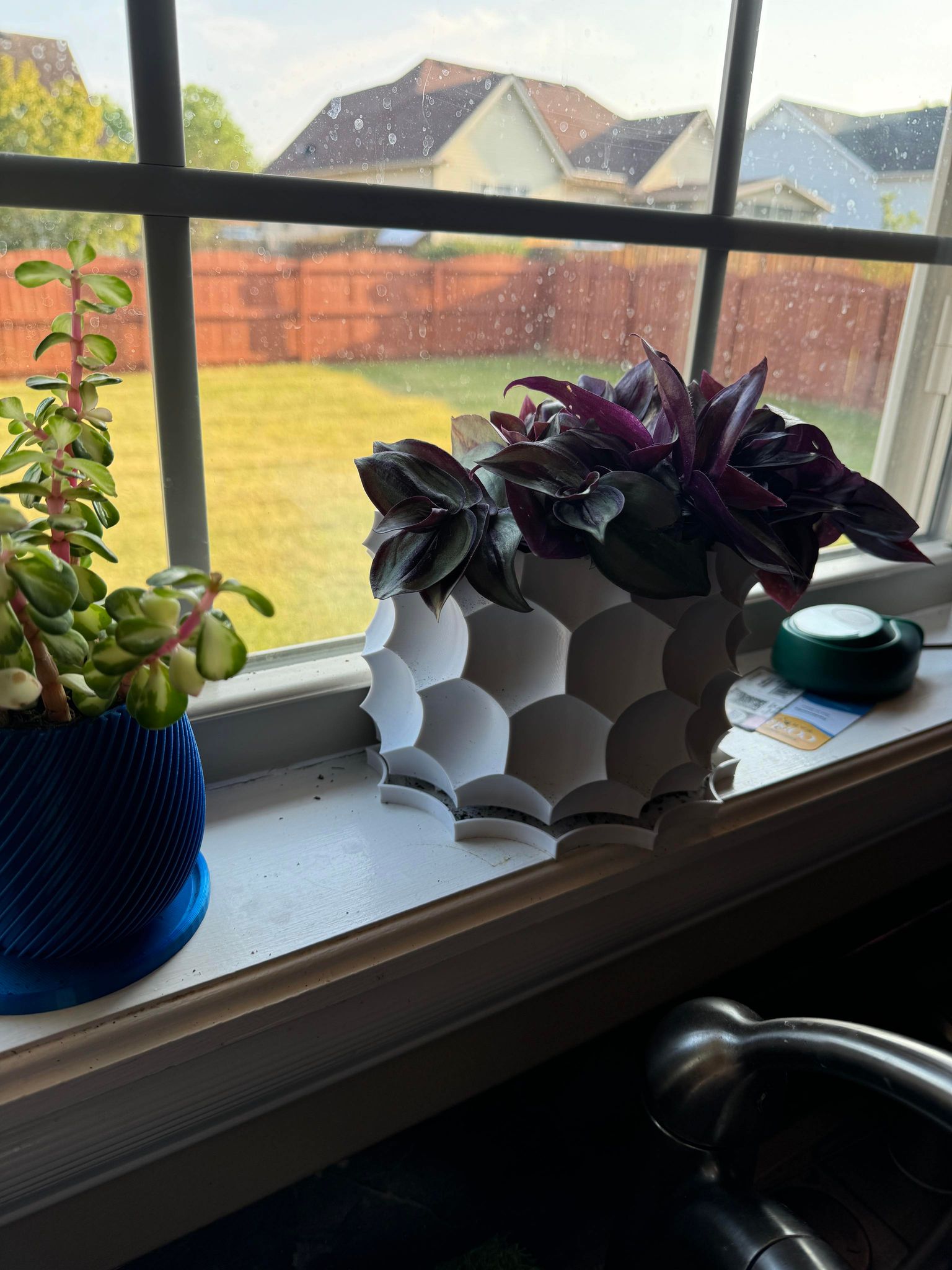 Hex pot with flat back by kperkins1982 | Download free STL model ...