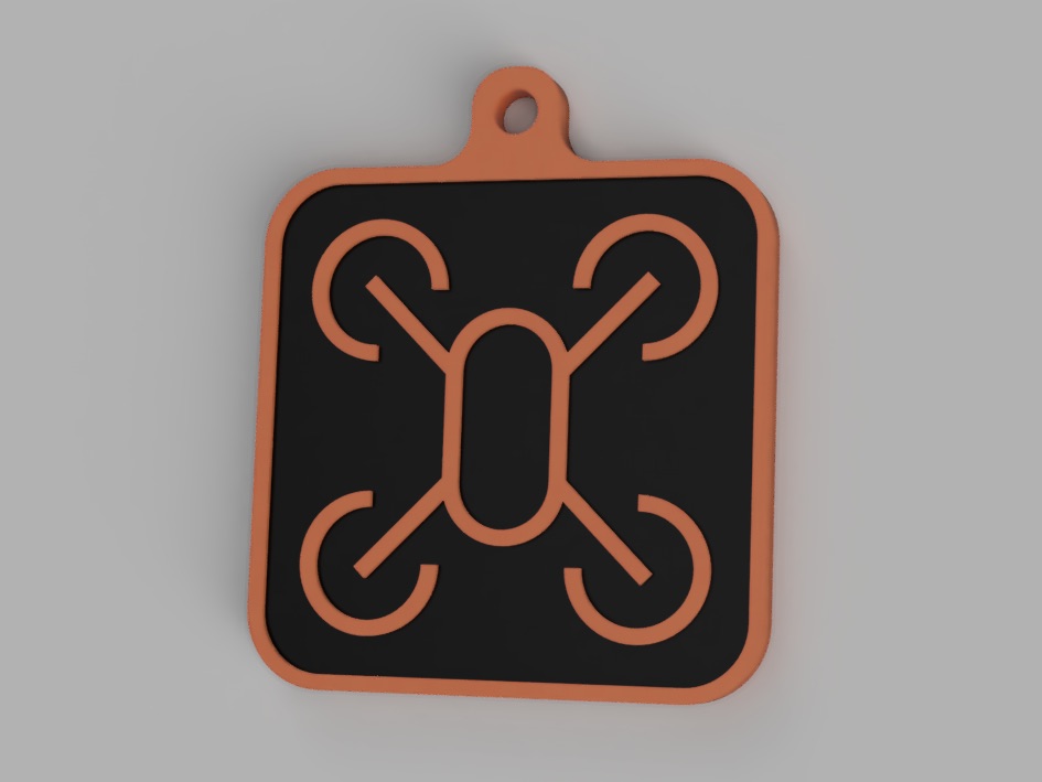 Drone Keychain Keyring by Joe | Download free STL model | Printables.com