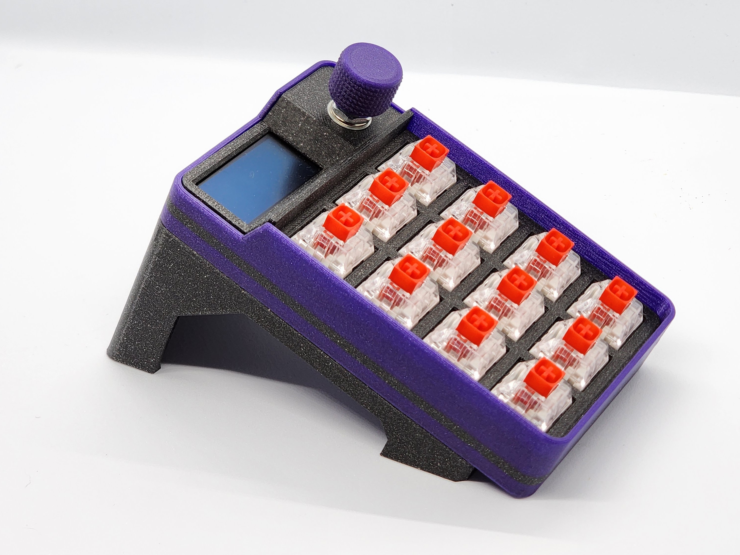 Angled Stand for Adafruit Macropad Case by Splemsby | Download free STL ...