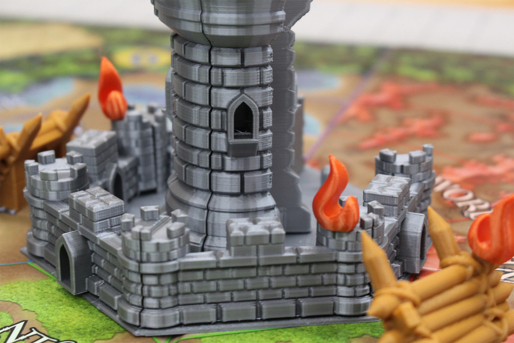 Castle Panic Replacement Pieces by RadBench | Download free STL model ...