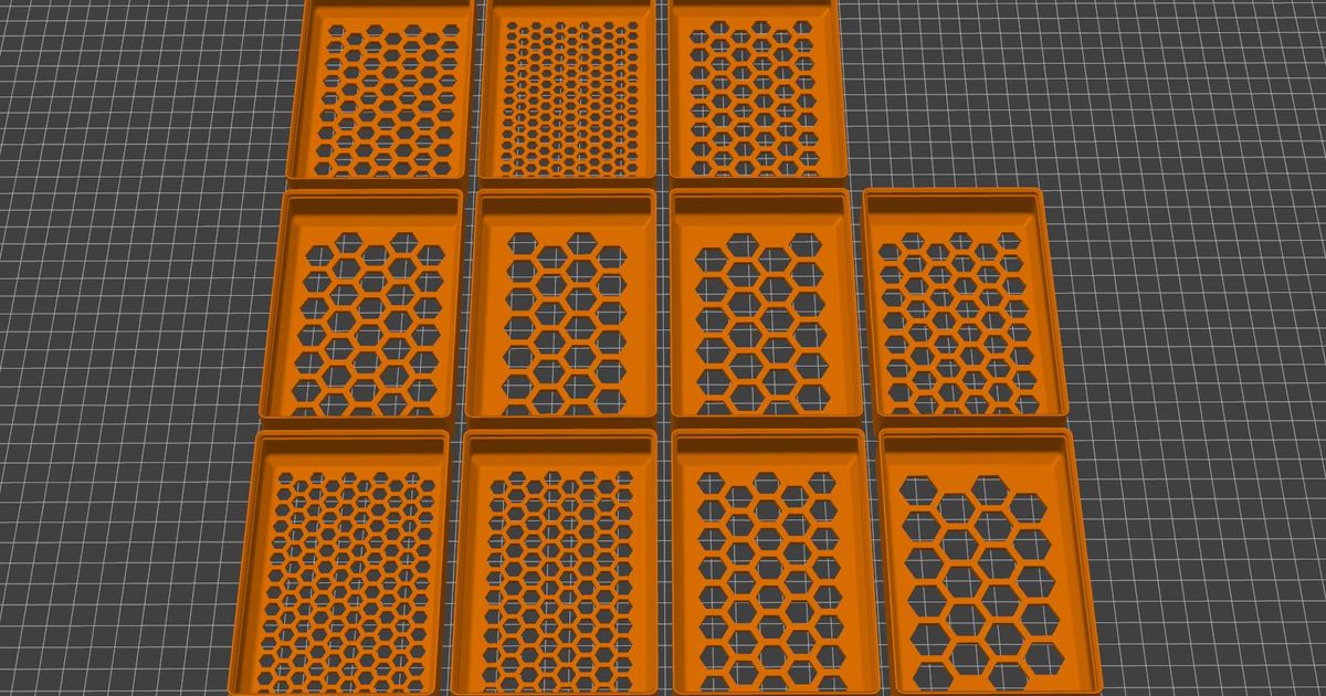 Stackable Sieves, for separating small items customisable by Max ...