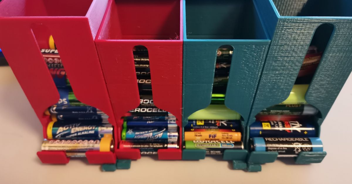 Battery dispenser wall mount by Yetti | Download free STL model ...