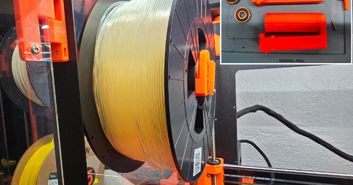 Inside Spool Holder +10 mm - PrusaBox by Regis | Download free STL model | Printables.com