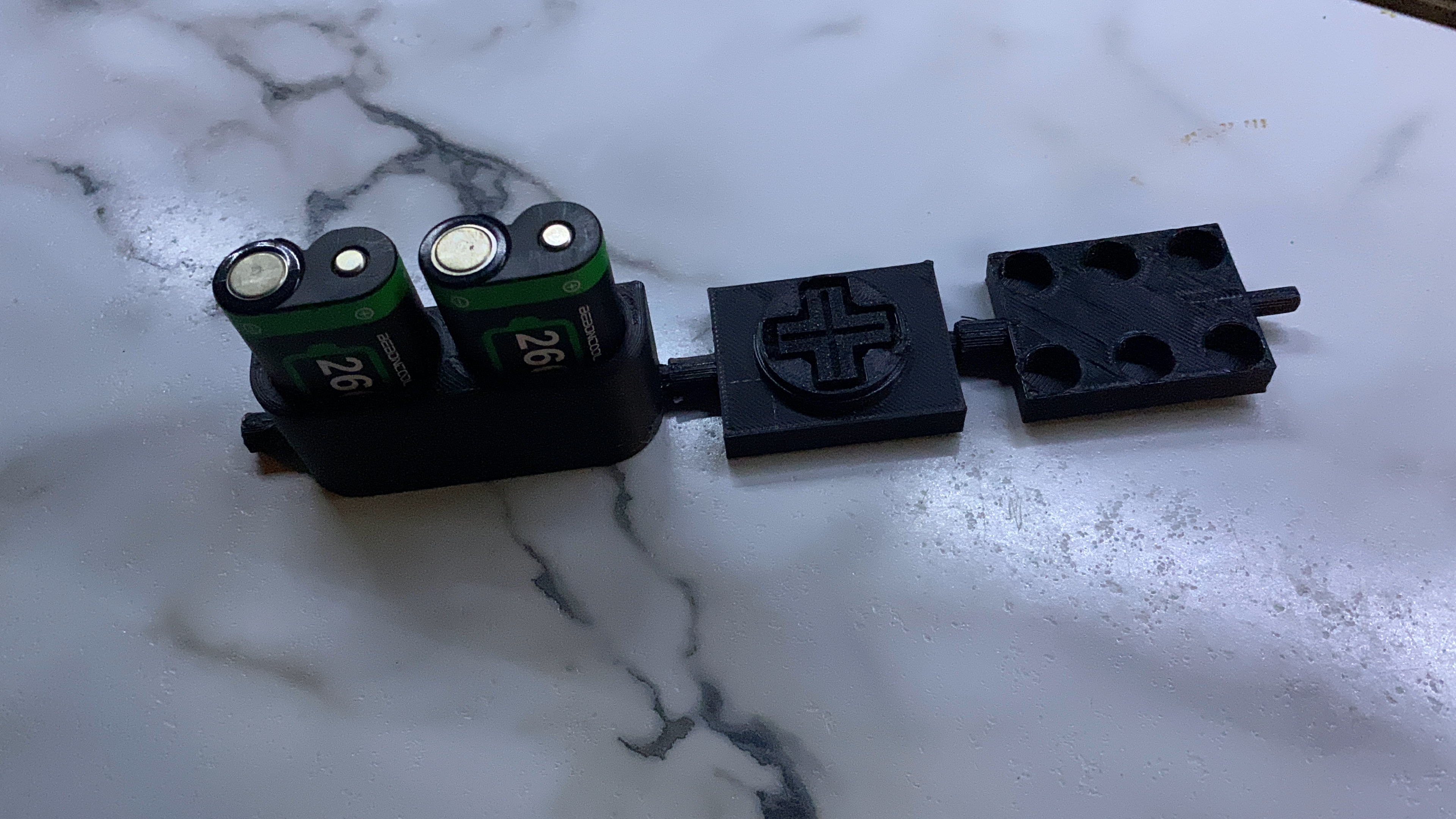 Triple AAA battery holder by Poly Designs | Download free STL model ...